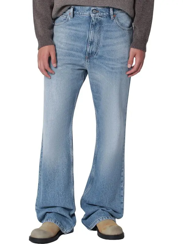 MAISON MARGIELA Bootcut Jeans In Light Wash Denim - Blue