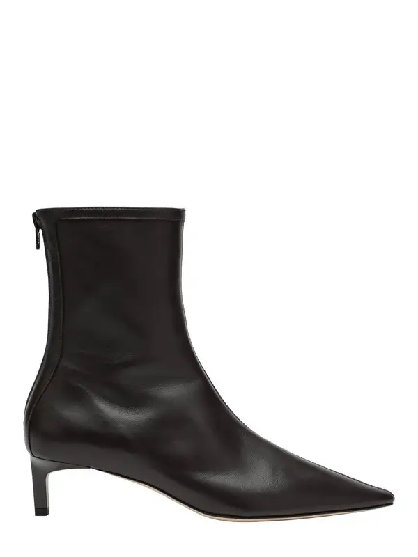 Dear Frances Topo Boots In Nappa Leather - Brown