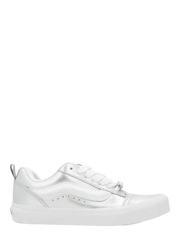 VANS Knu Skool Metallic Leather - Silver