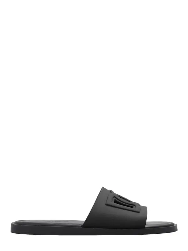 Dolce & Gabbana Dg Logo Slide - Black