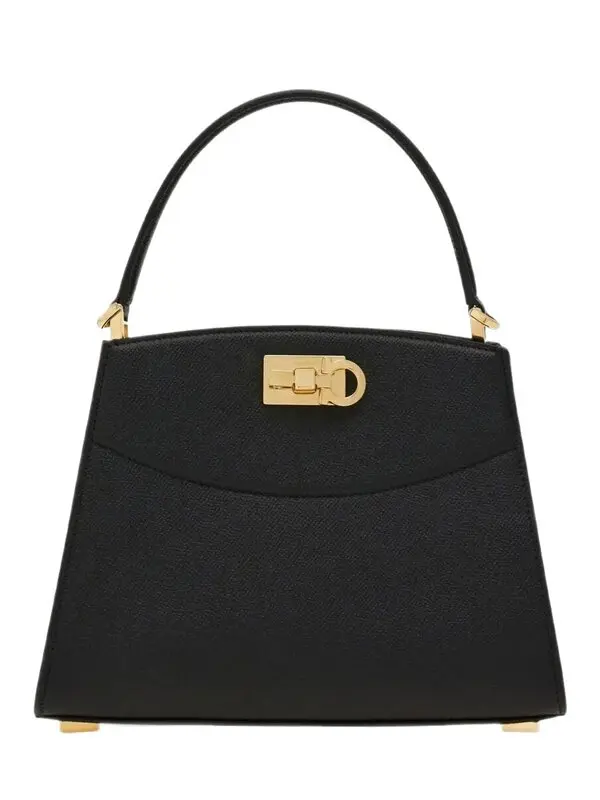 FERRAGAMO Studio Box Xs Bag - Black