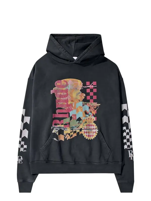 Rhude Graphic Hoodie - Black