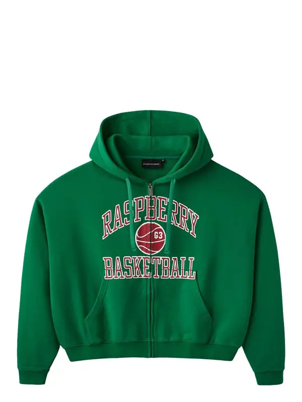 GV GALLERY Fiveways Zip Up Hoodie - Green