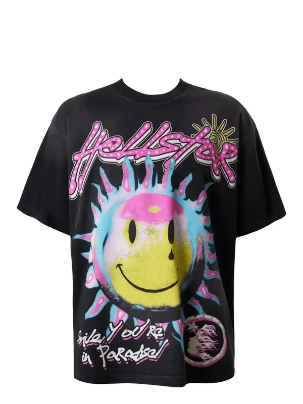 HELLSTAR Sun Smile T-shirt - Black