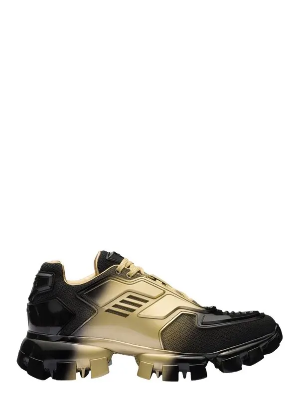 Prada Cloudbust Thunder Knit Sneakers - Black