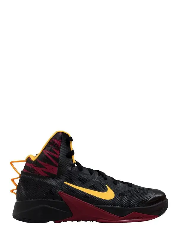 Nike Zoom Hyperfuse 2013 High Top Athletic Sneakers - Black