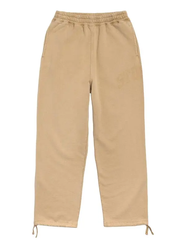 StÜssy Graphic Fleece Pants - Tan