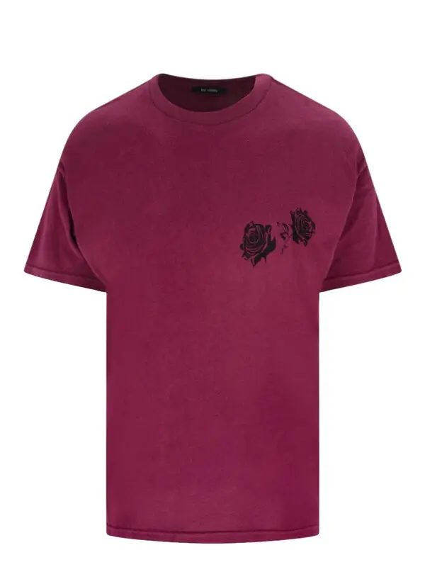 WILLY CHAVARRIA 100% Cotton Bright T-shirt - Red