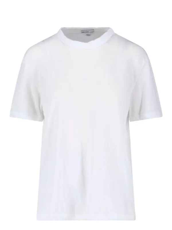 JAMES PERSE Lightweight Cotton Crewneck T-shirt - White
