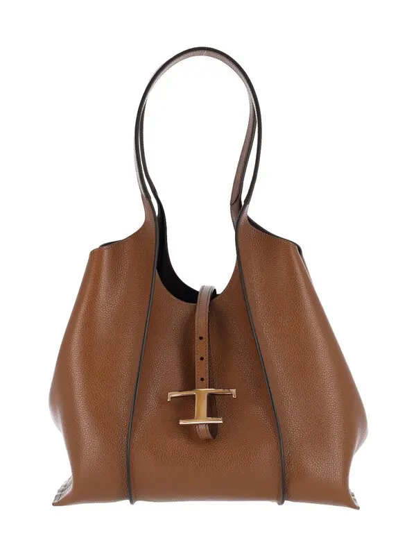 TOD'S Mini Bag In Calf Leather - Brown