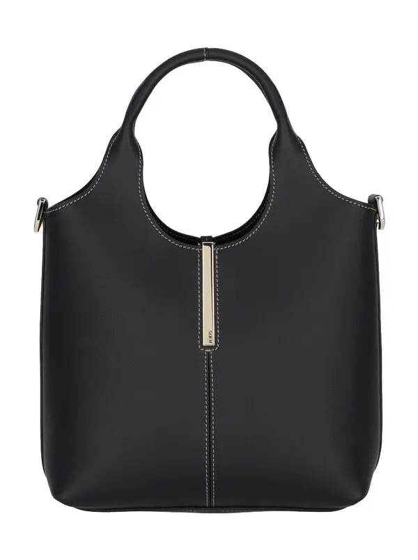 TOD`S Tod's Calf Leather Shoulder Bag - Black