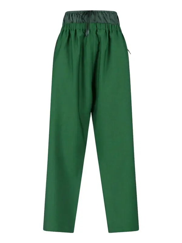 Lacoste 100% Wool Trousers - Green