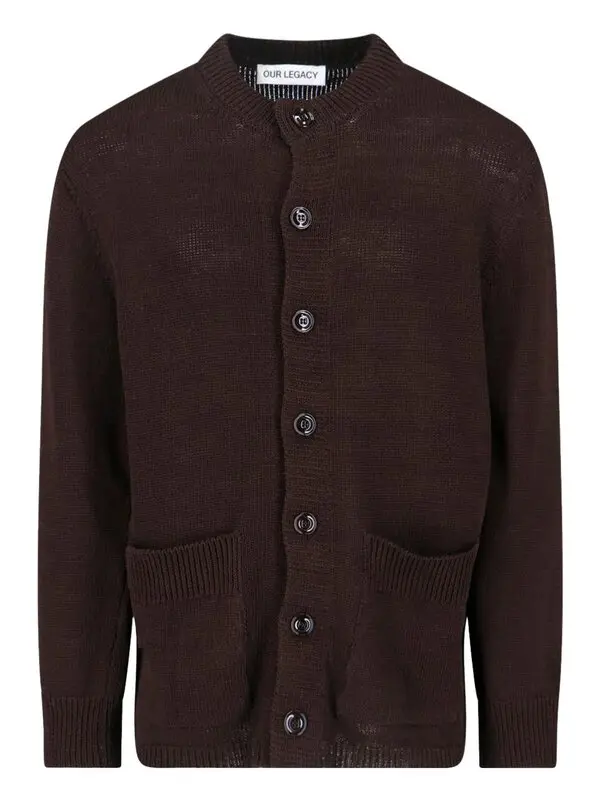 Our Legacy Organic Cotton Cardigan - Brown