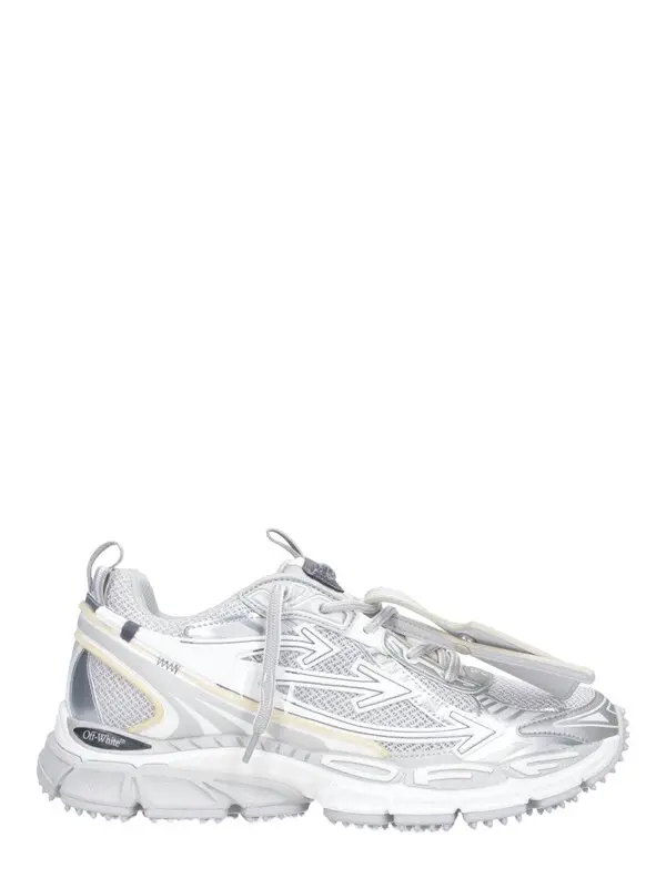 Off-White Urban Synthetic Lace-up Sneakers - Grey