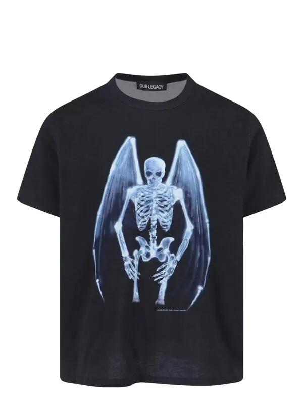 Our Legacy Angel Print 100% Cotton T-shirt - Multicolour