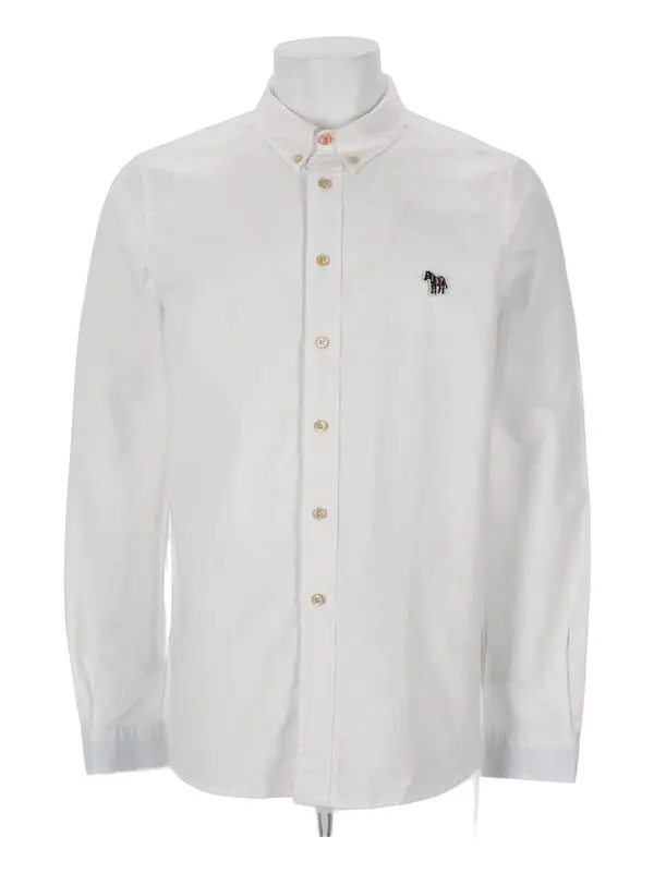 Paul Smith Organic Cotton Button-down Shirt - White