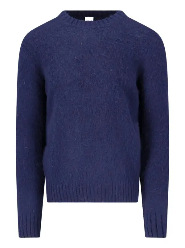 Aspesi 100% Wool Crewneck Sweater - Blue