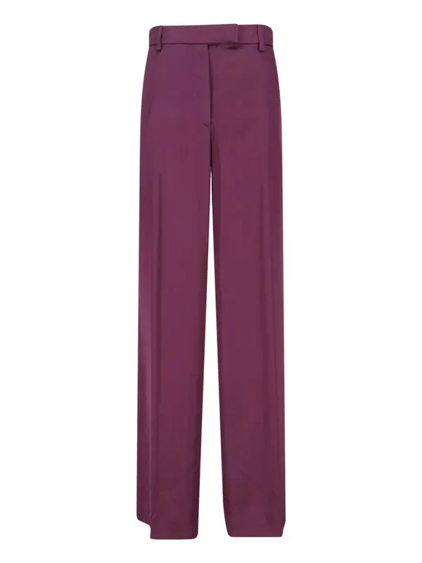 Dries Van Noten Viscose Trousers - Violet