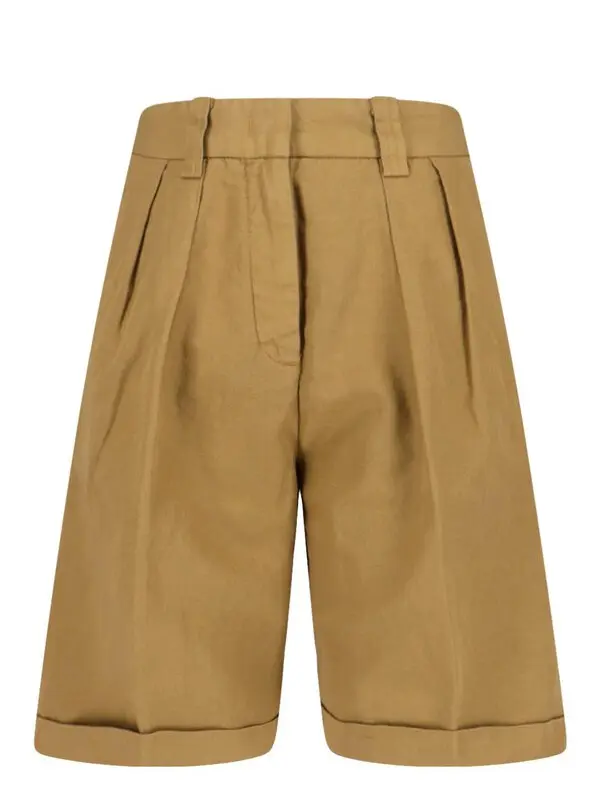 Aspesi Lightweight Cotton-linen Trousers - Beige
