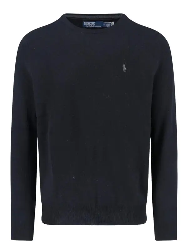 Polo Ralph Lauren Fair Isle" High Neck Wool Sweater - Black