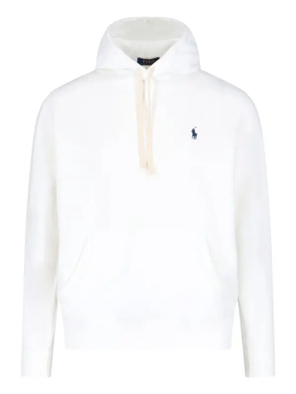 Polo Ralph Lauren Hooded Pullover Sweatshirt - White