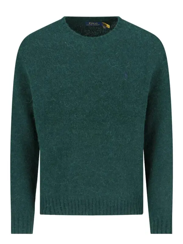 Polo Ralph Lauren Wool-alpaca Blend Crewneck Sweater - Green
