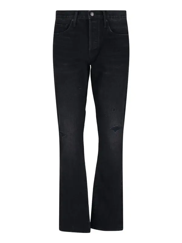 TOM FORD Stretch Denim Jeans - Black