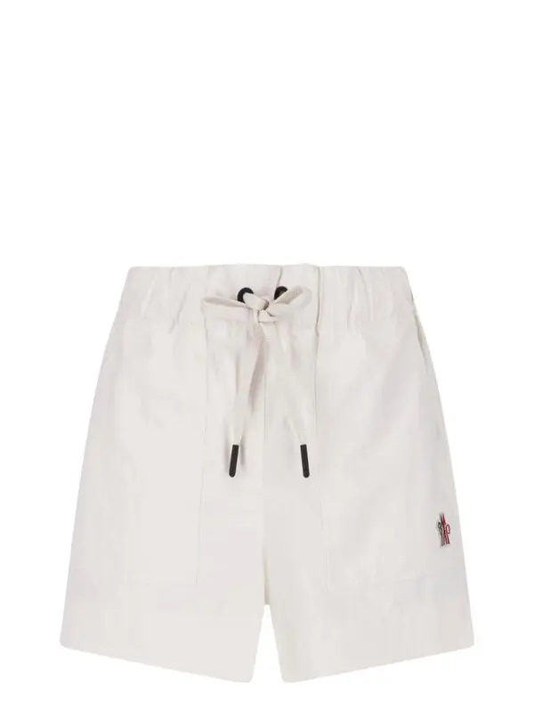 Moncler Relaxed Drawstring Shorts - White