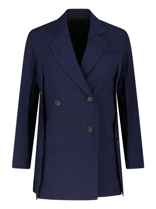 EUDON CHOI Inspired 100% Virgin Wool Jacket For - Blue