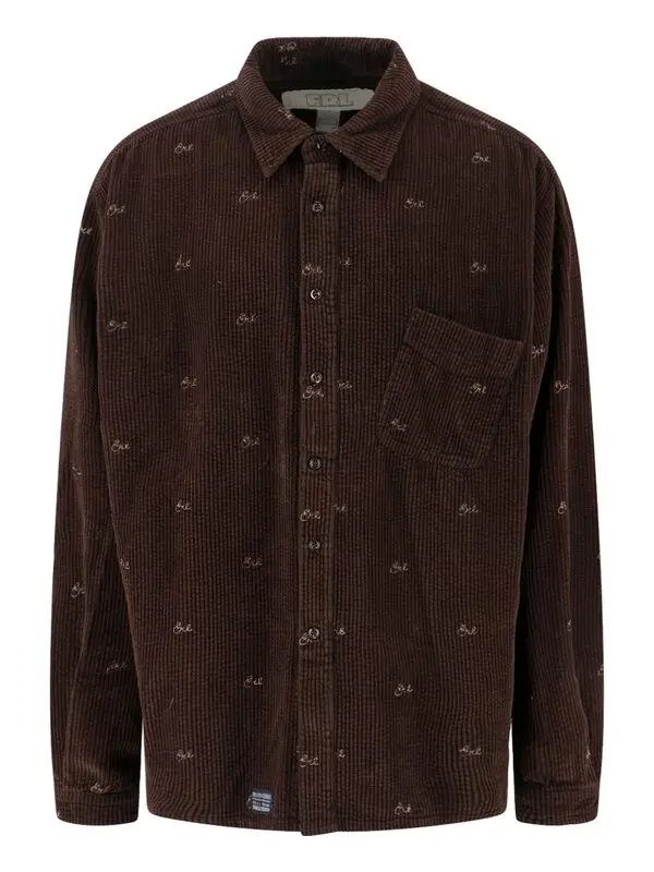 ERL Cotton Printed Shirt - Brown