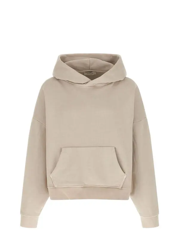 ENTIRE STUDIOS Organic Cotton Military-style Hoodie - Beige