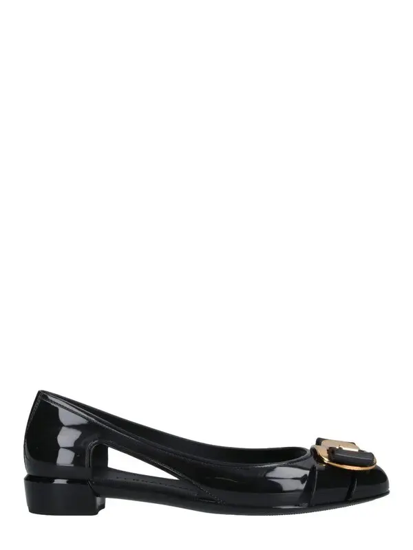 FERRAGAMO Flat Shoes - Black