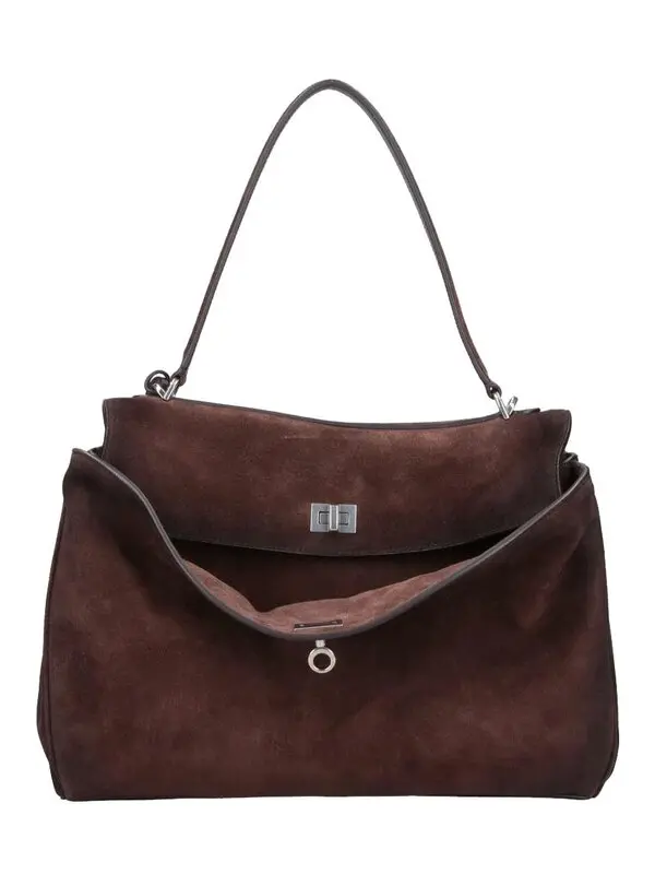 Balenciaga Calf Leather Mini Bag - Brown