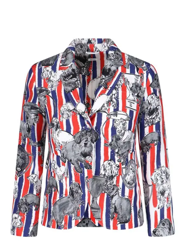 Thom Browne Woven Silk Jacket - Multicolour