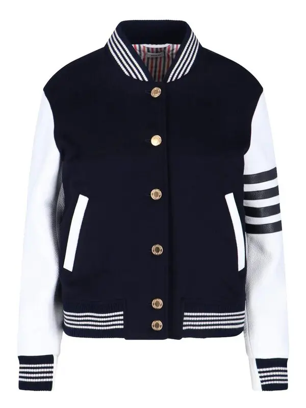 Thom Browne Varsity Jacket - Blue