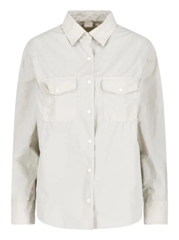 Aspesi Lightweight Performance-blend Shirt - Grey