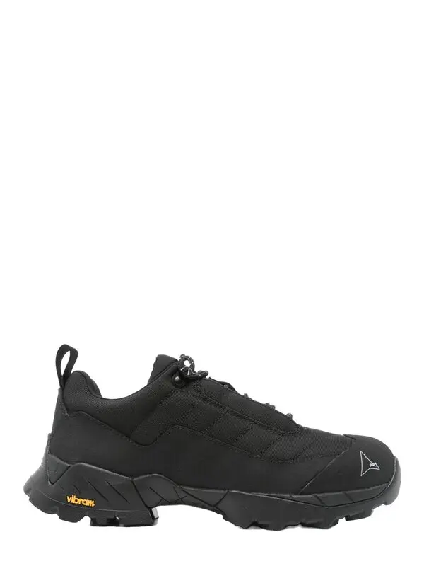 ROA Fw25 Edition Zip-up Sneakers - Black