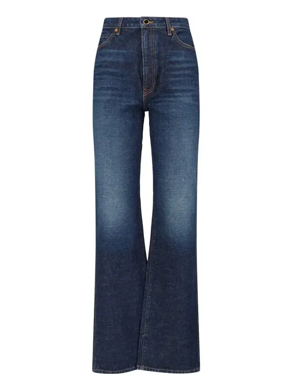 Khaite Vivian Stretch Jean - Blue