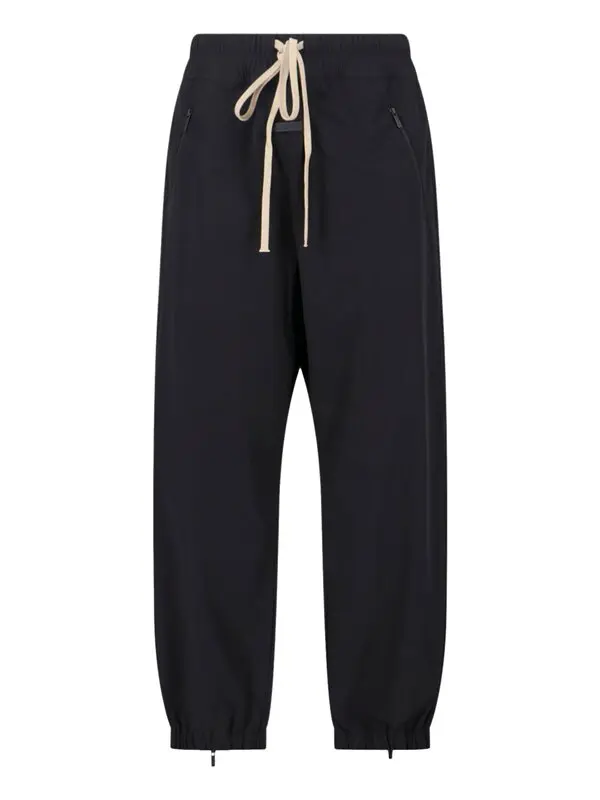 Fear Of God Tailored Tech Trousers With Stretch Lining - Black
