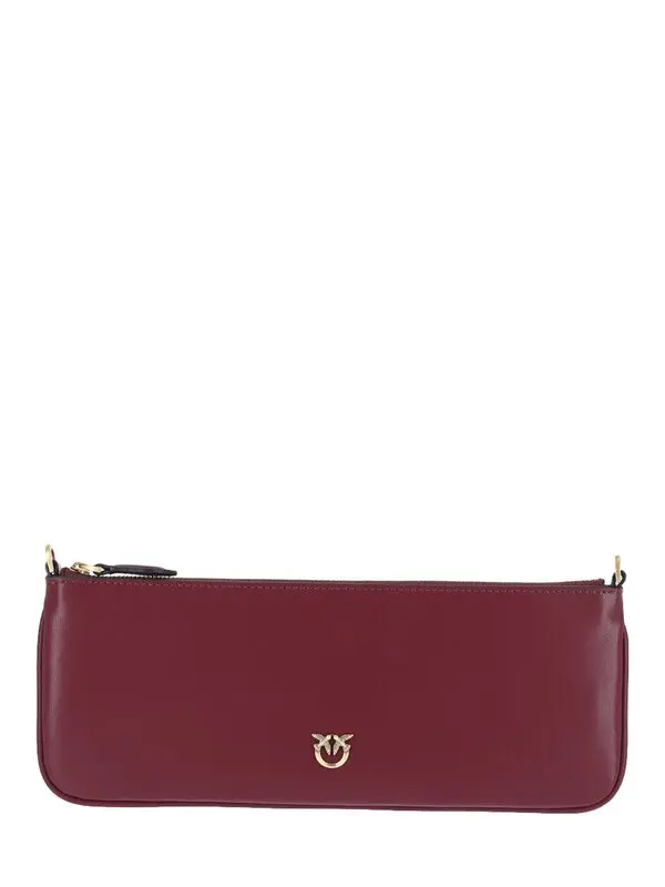 Pinko Leather Crossbody Bag - Red