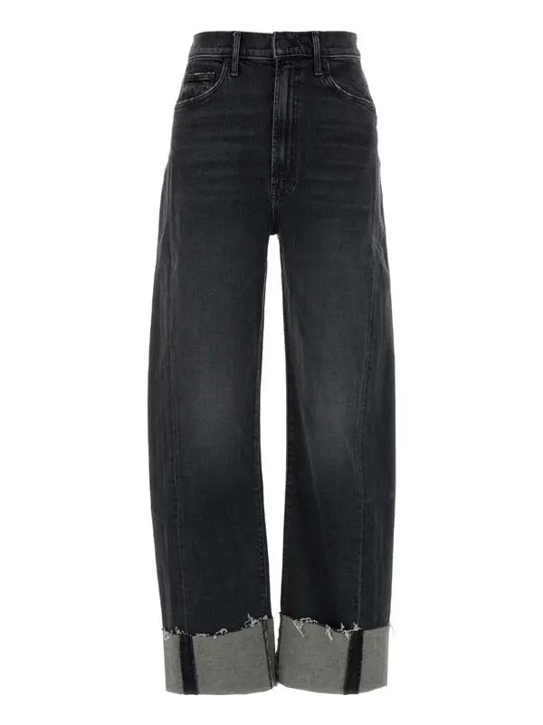 MOTHER Jeans Wide Leg - Black