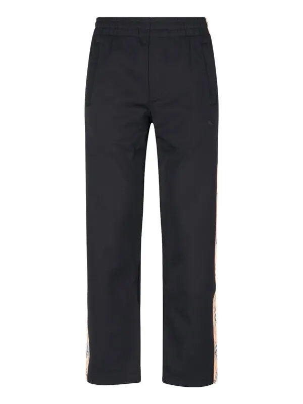Burberry Tailored Cotton-poly Trousers - Black