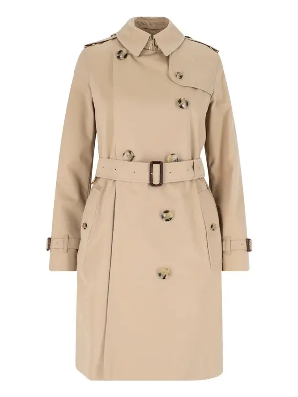 Burberry Cotton Trench Coat - Beige