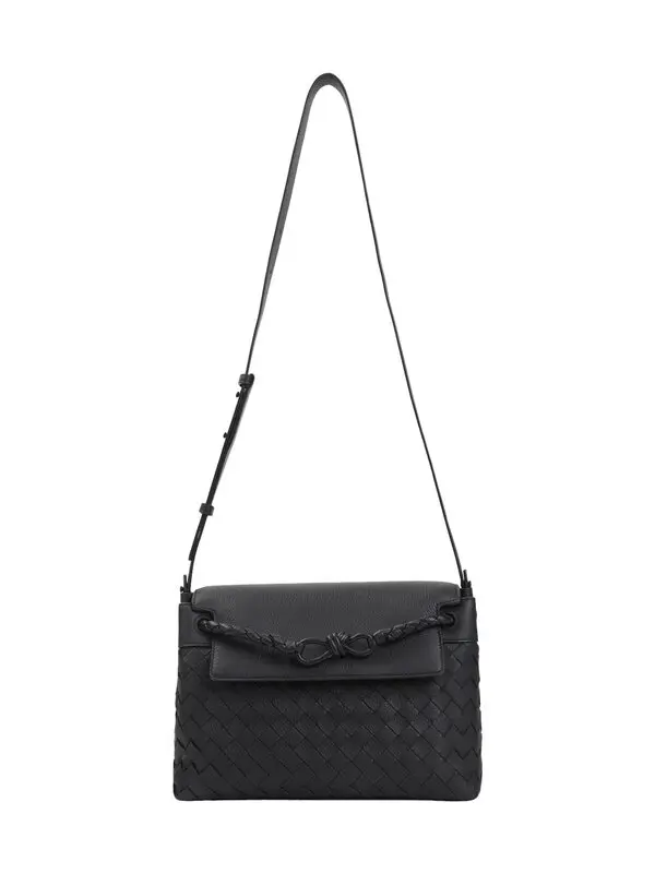 Bottega Veneta Mini Andiamo Messenger Bag - Black