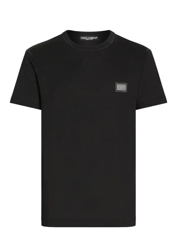 Dolce & Gabbana Logo Graphic T-shirt - Black