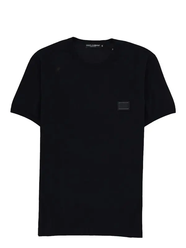 Dolce & Gabbana Logo Graphic T-shirt - Blue