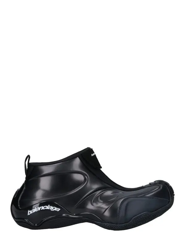 Balenciaga Tech-knit Low-top Sneakers - Black
