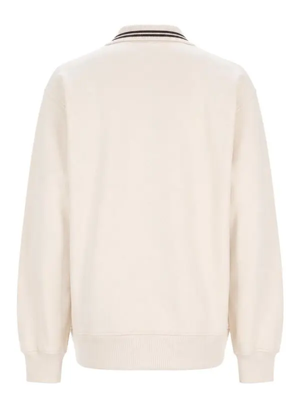Drole De Monsieur Cotton Polo Shirt - Beige