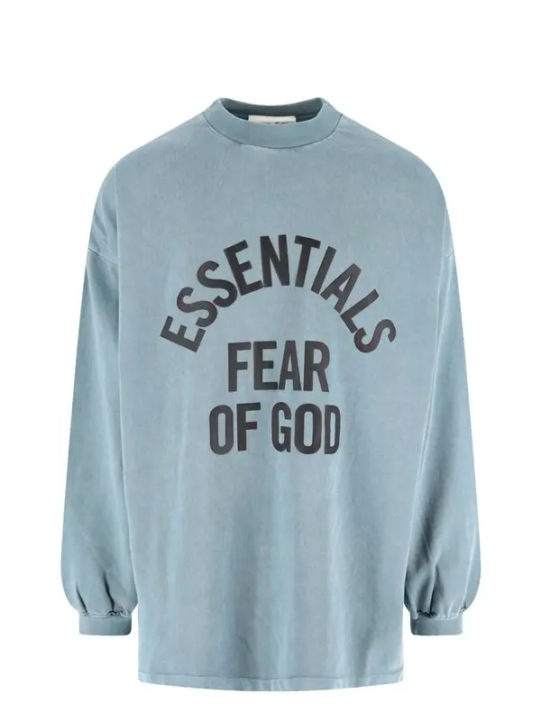 Fear Of God Cotton Crewneck Sweatshirt - Blue