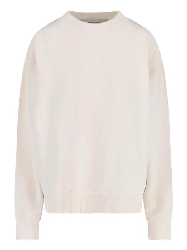 GOLDEN GOOSE Lightweight Cotton Sweater - White